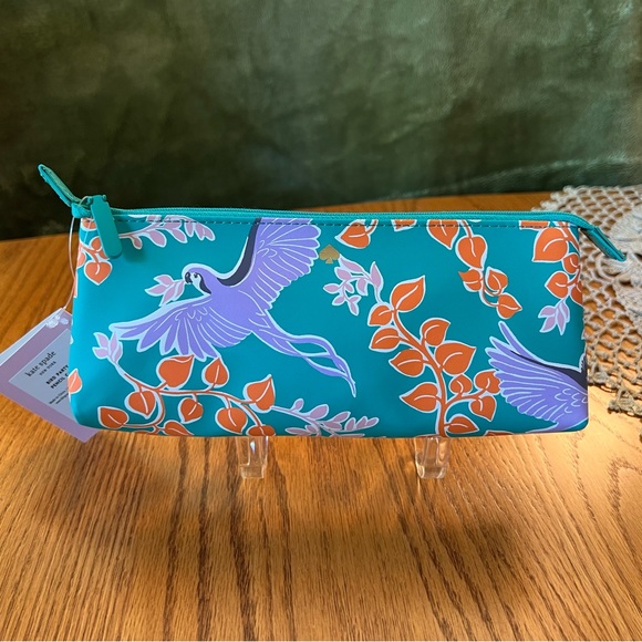 kate spade | Office | Nwt Kate Spade Bird Party Pencil Case | Poshmark